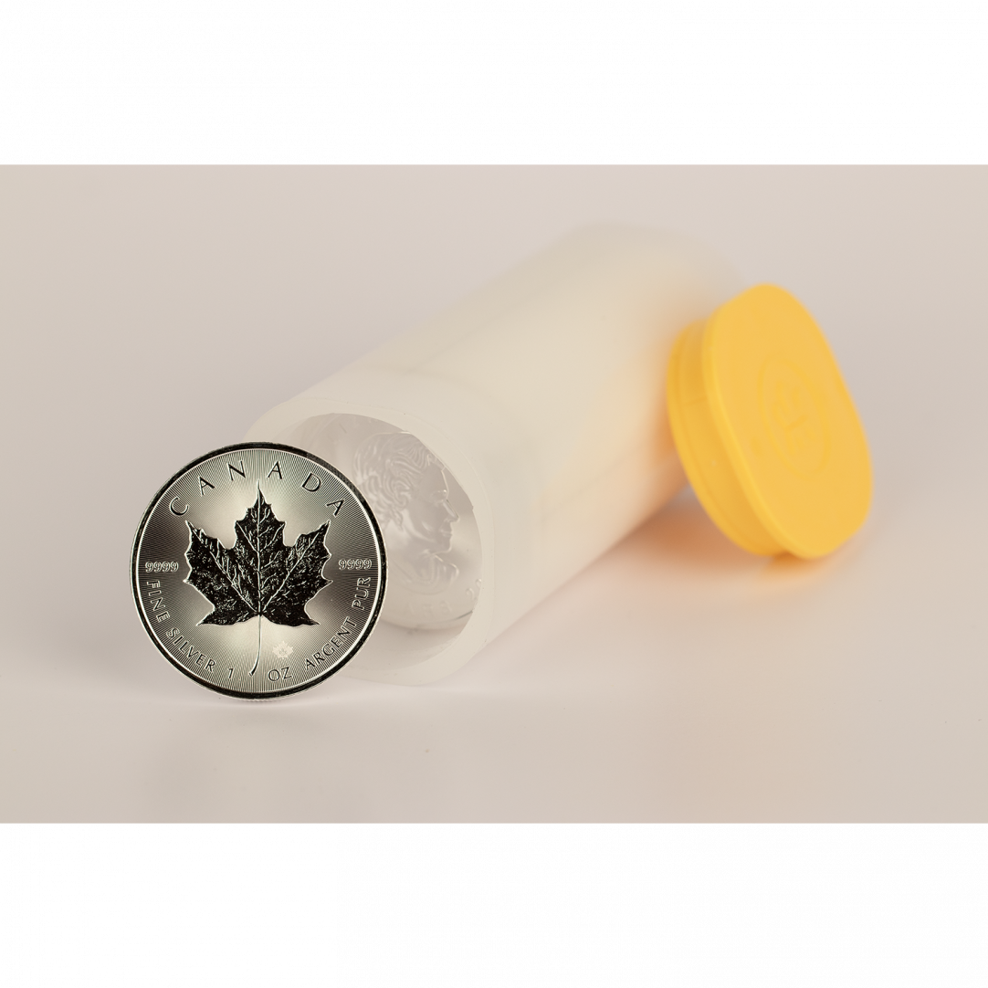 25 x 1 Unze Maple Leaf im Tube, pro Münze - Pacht Gold- Münzen- und ...