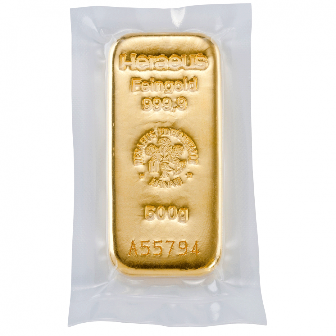 Goldbarren 500 Gramm - Pacht Gold- Münzen- und Edelmetallhandel in Kiel